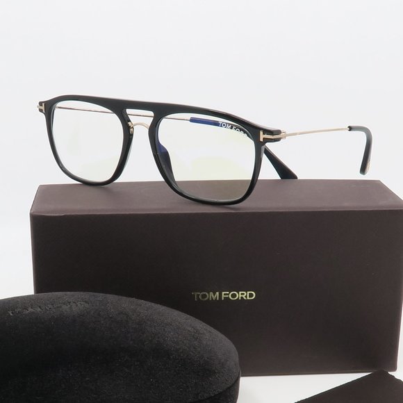 Tom Ford | Accessories | Tom Ford Tf 5588b 0 New Blackgold Blue Light ...